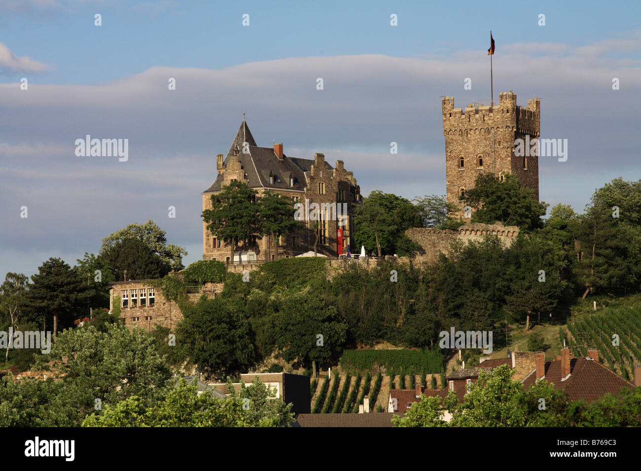 burg klopp bingen am rhein mainz bingen rhineland palatinate rheinland ...