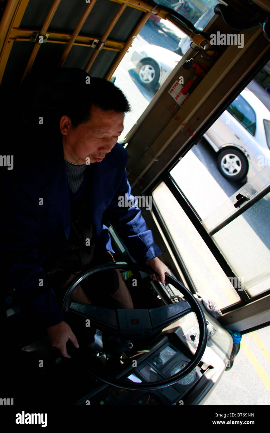 Chinese bus driver hi-res stock photography and images - Alamy