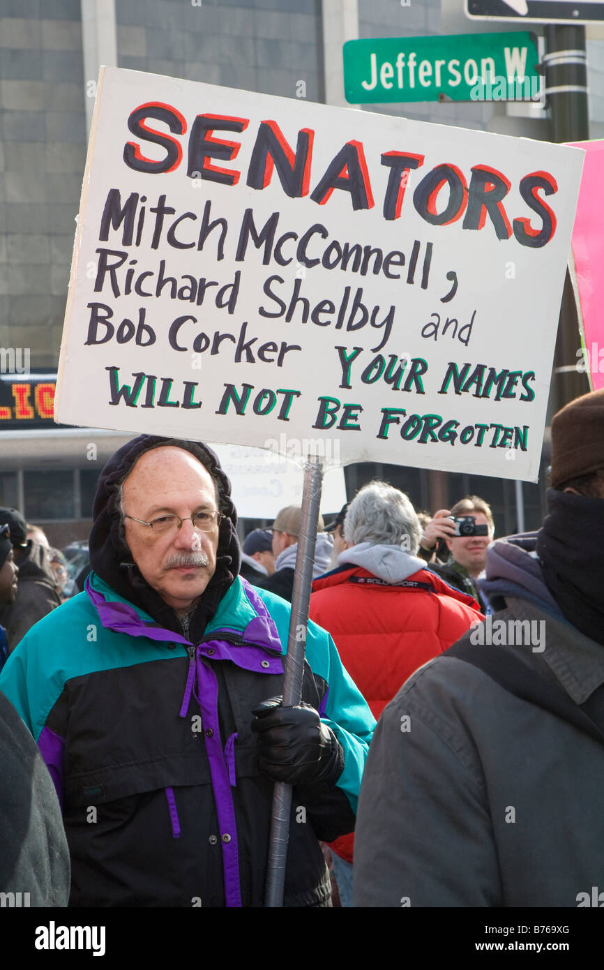 Rally protest bailout economy crisis hi-res stock photography and ...