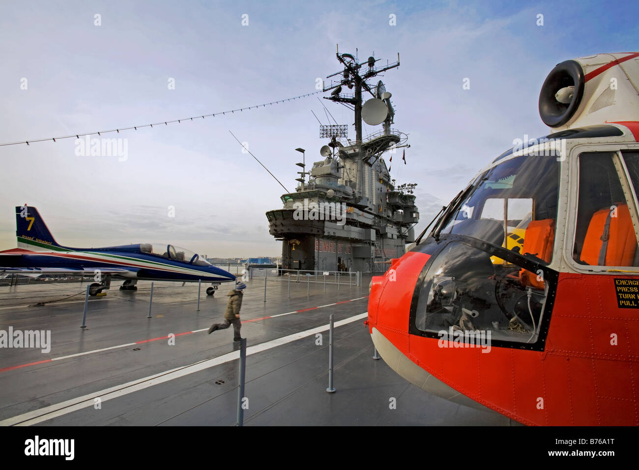 Flight Deck, The Intrepid Sea, Air and Space Museum, Manhattan, New ...