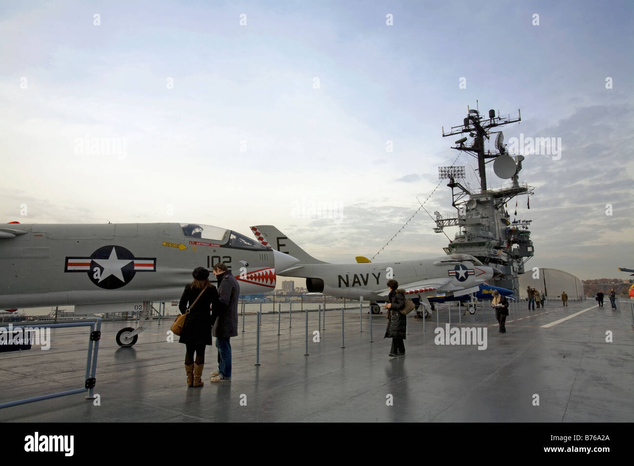 Flight Deck, The Intrepid Sea, Air and Space Museum, Manhattan, New ...