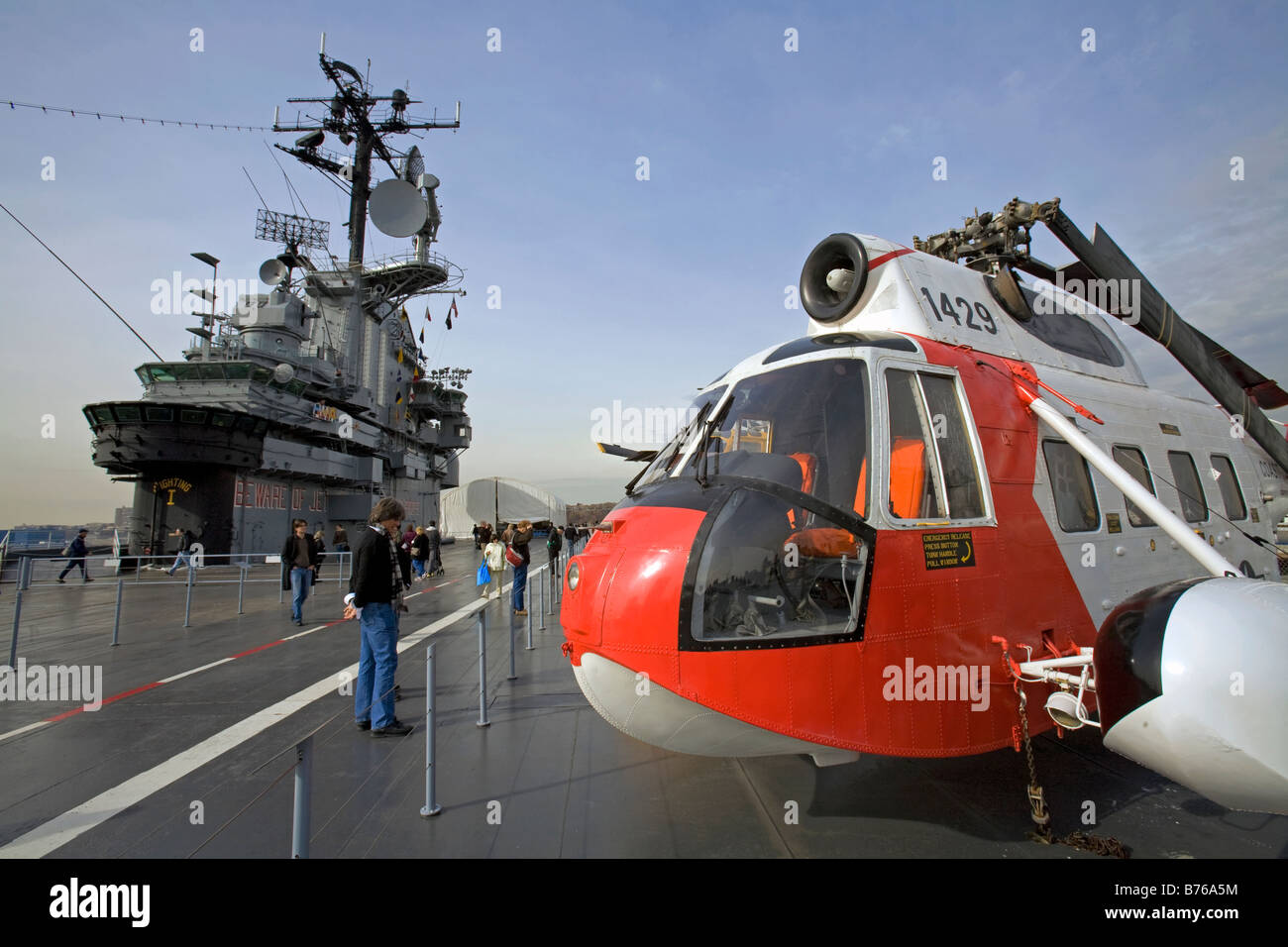 Flight Deck, The Intrepid Sea, Air and Space Museum, Manhattan, New ...