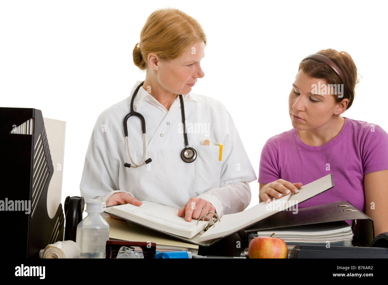 female docotor with patient Stock Photo - Alamy