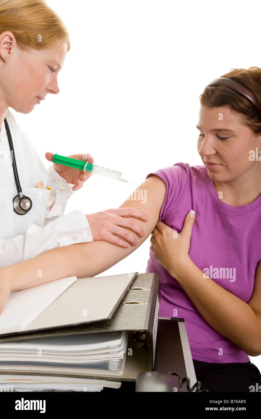 female docotor with patient Stock Photo - Alamy