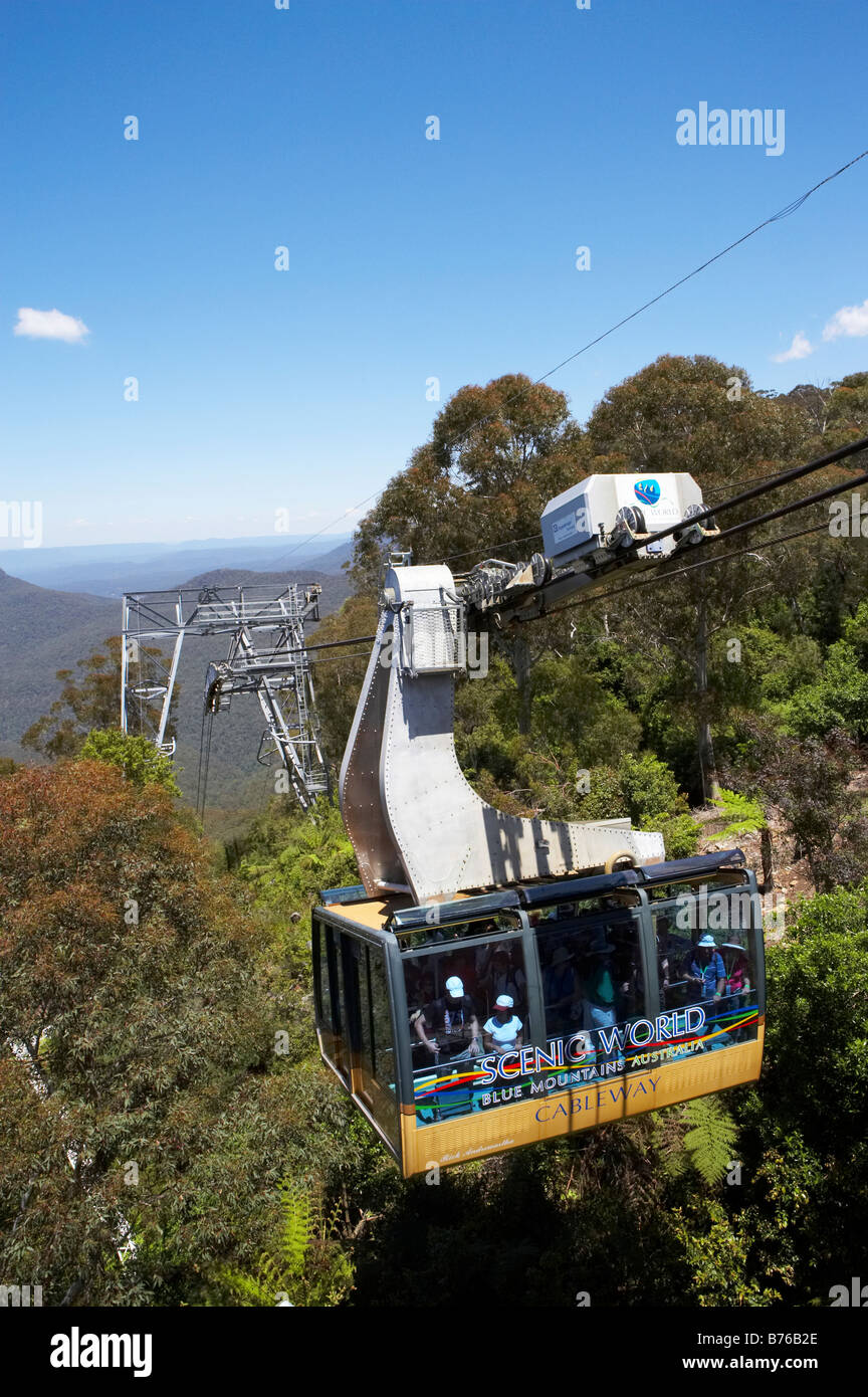 Cableway from Scenic World, Sydney, Australia Stock Photo - Alamy