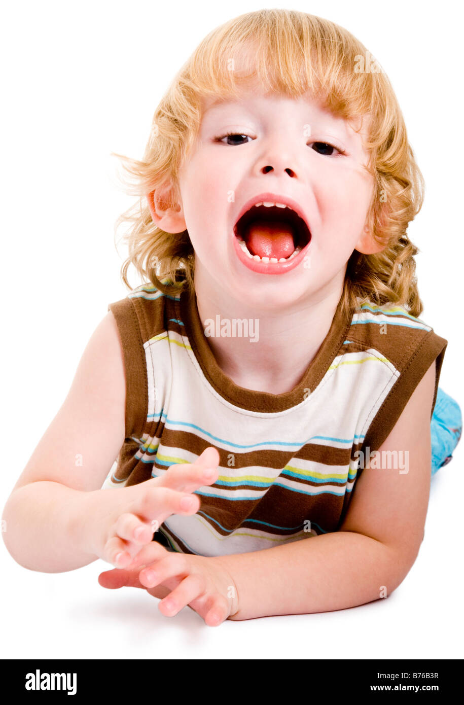 Photo happy child boy Cut Out Stock Images & Pictures - Alamy