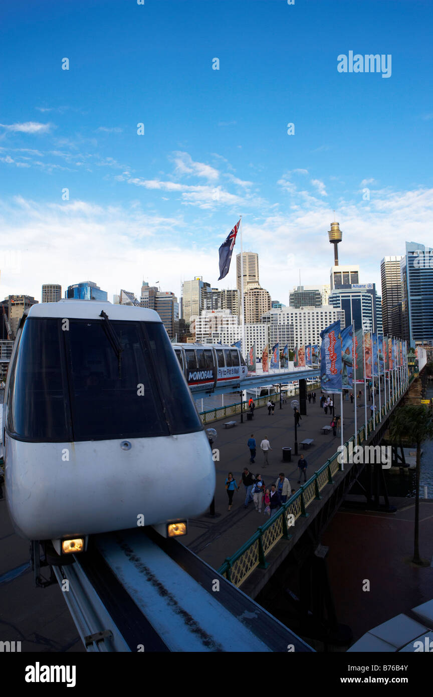 Monorail from Sydney, Australia Stock Photo - Alamy