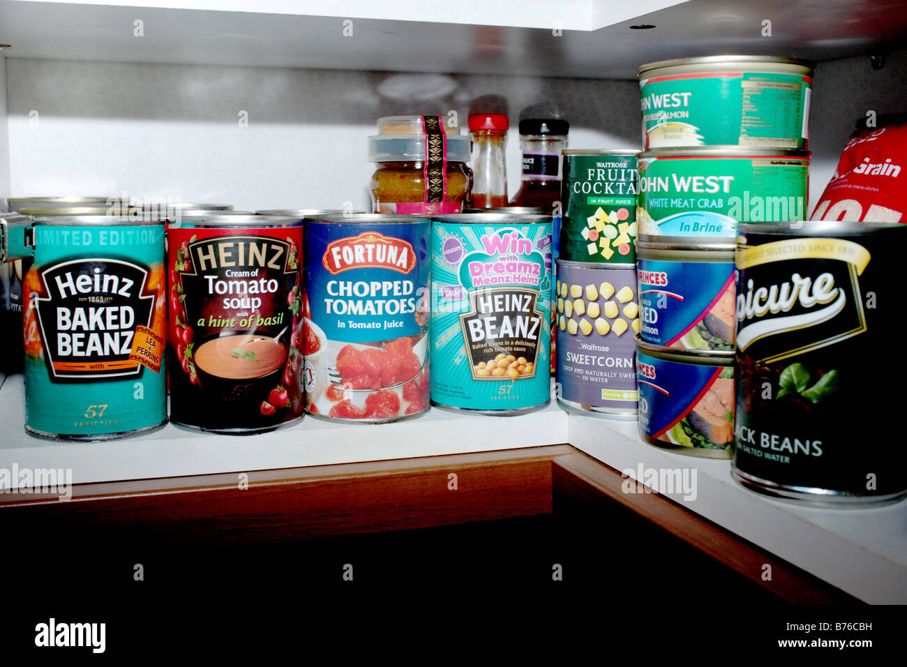 Tins cupboard hi-res stock photography and images - Alamy