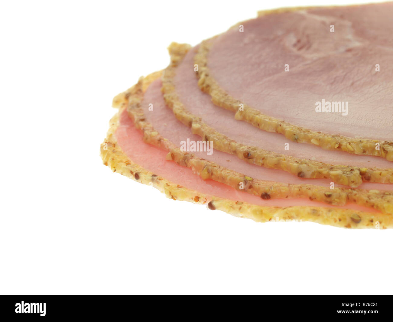 Thin slices lean ham hi-res stock photography and images - Alamy