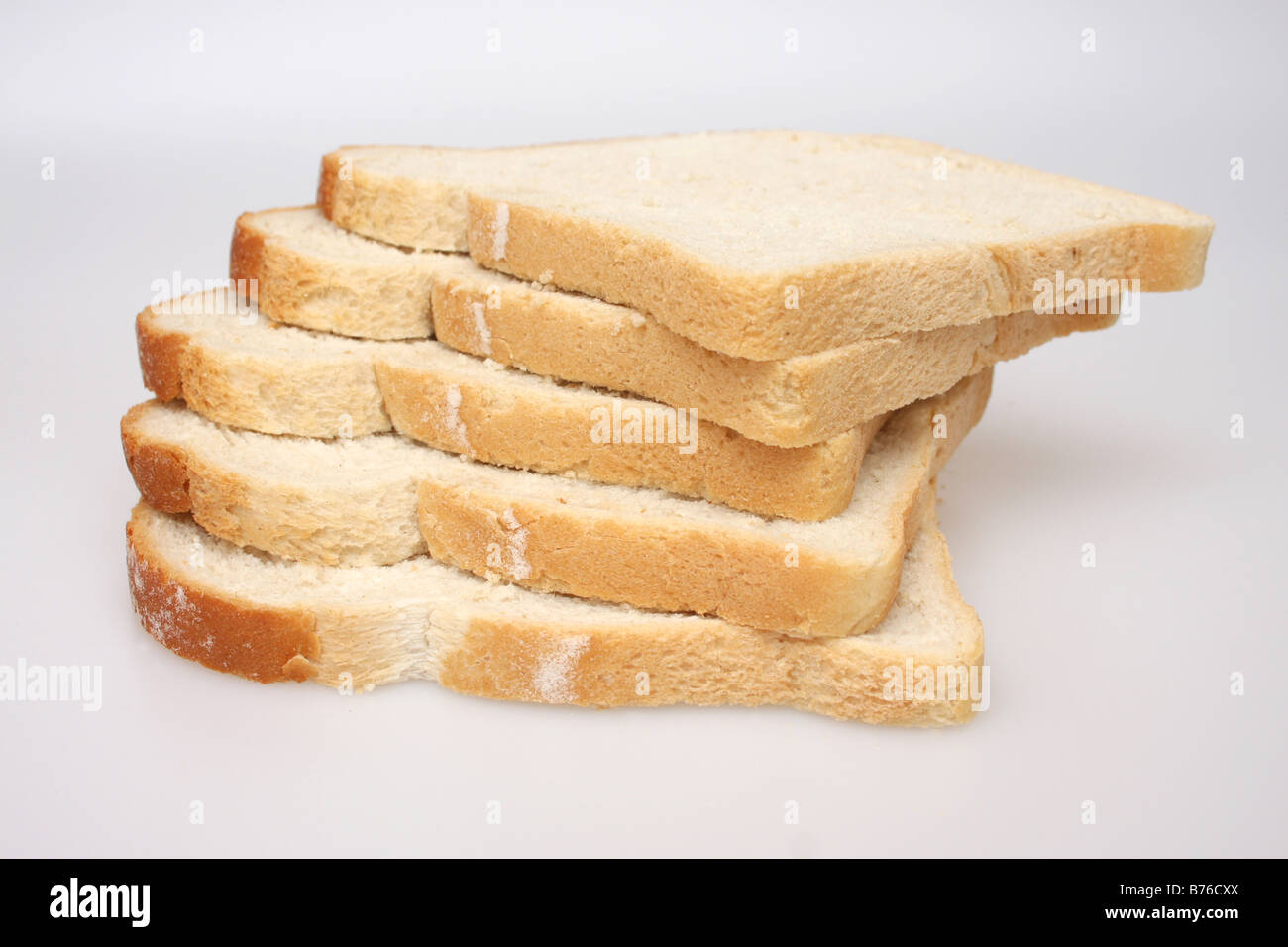 Sliced white bread Stock Photo - Alamy