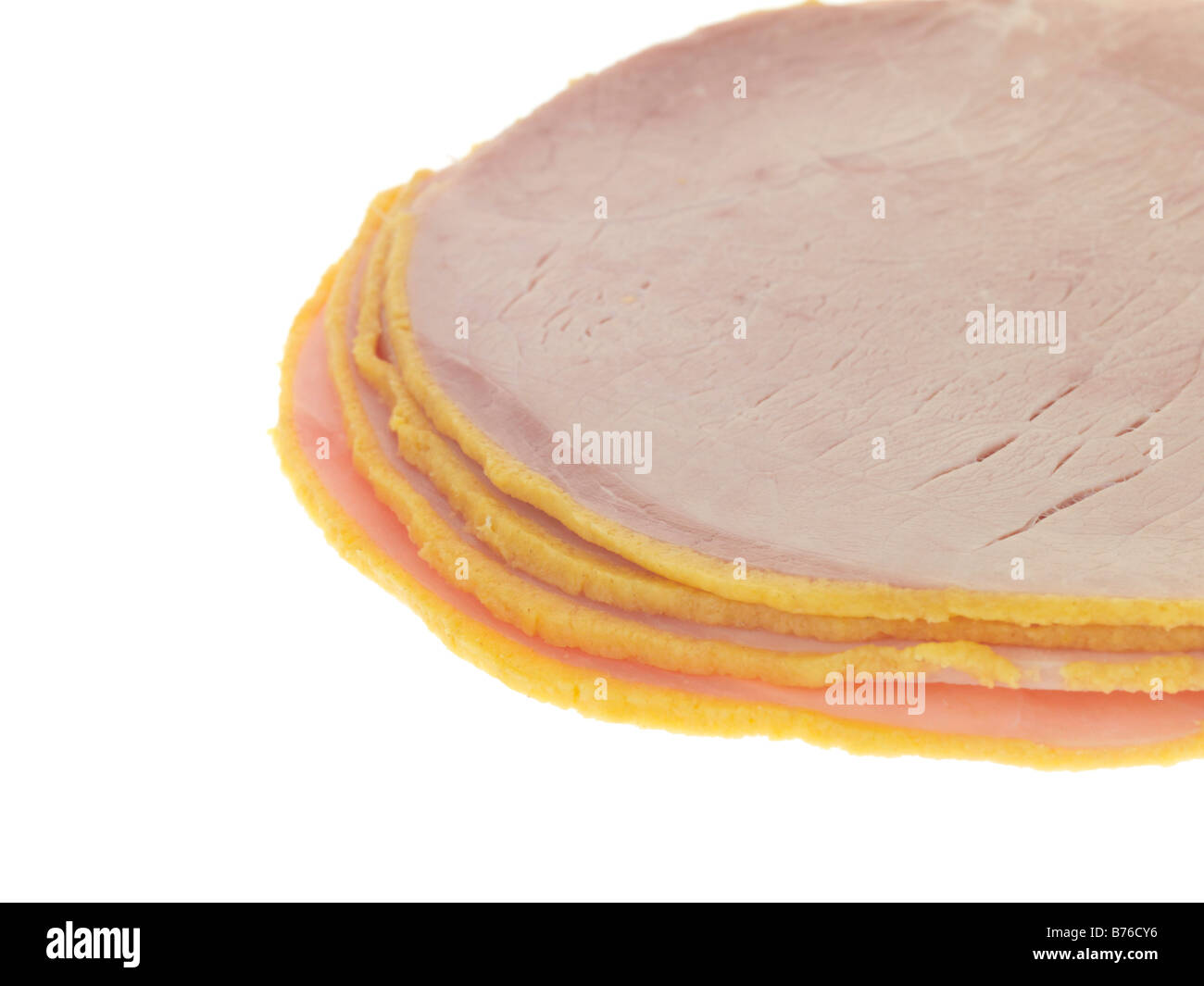 Thin slices lean ham hi-res stock photography and images - Alamy