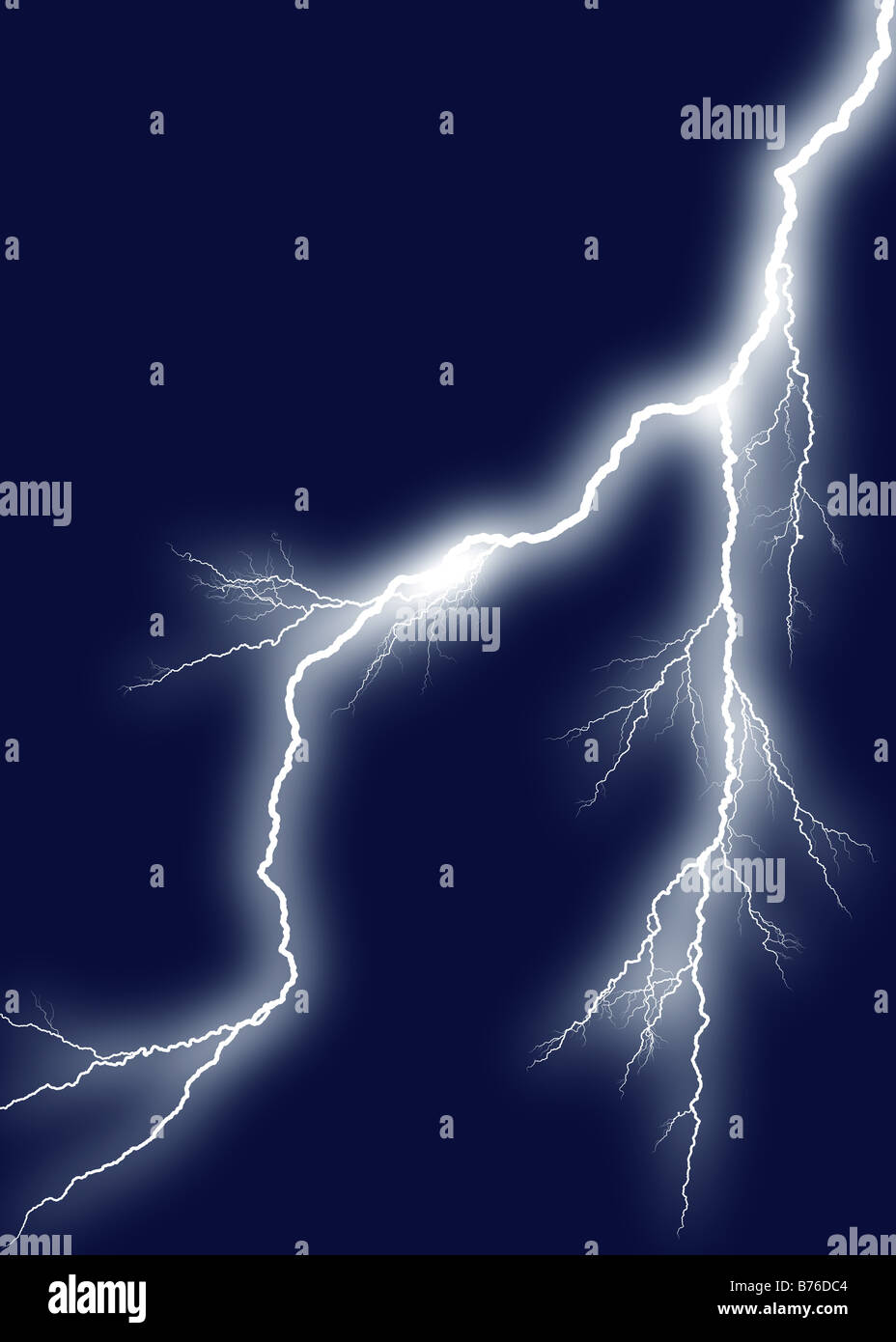 Lightning strike illustration hi-res stock photography and images - Alamy