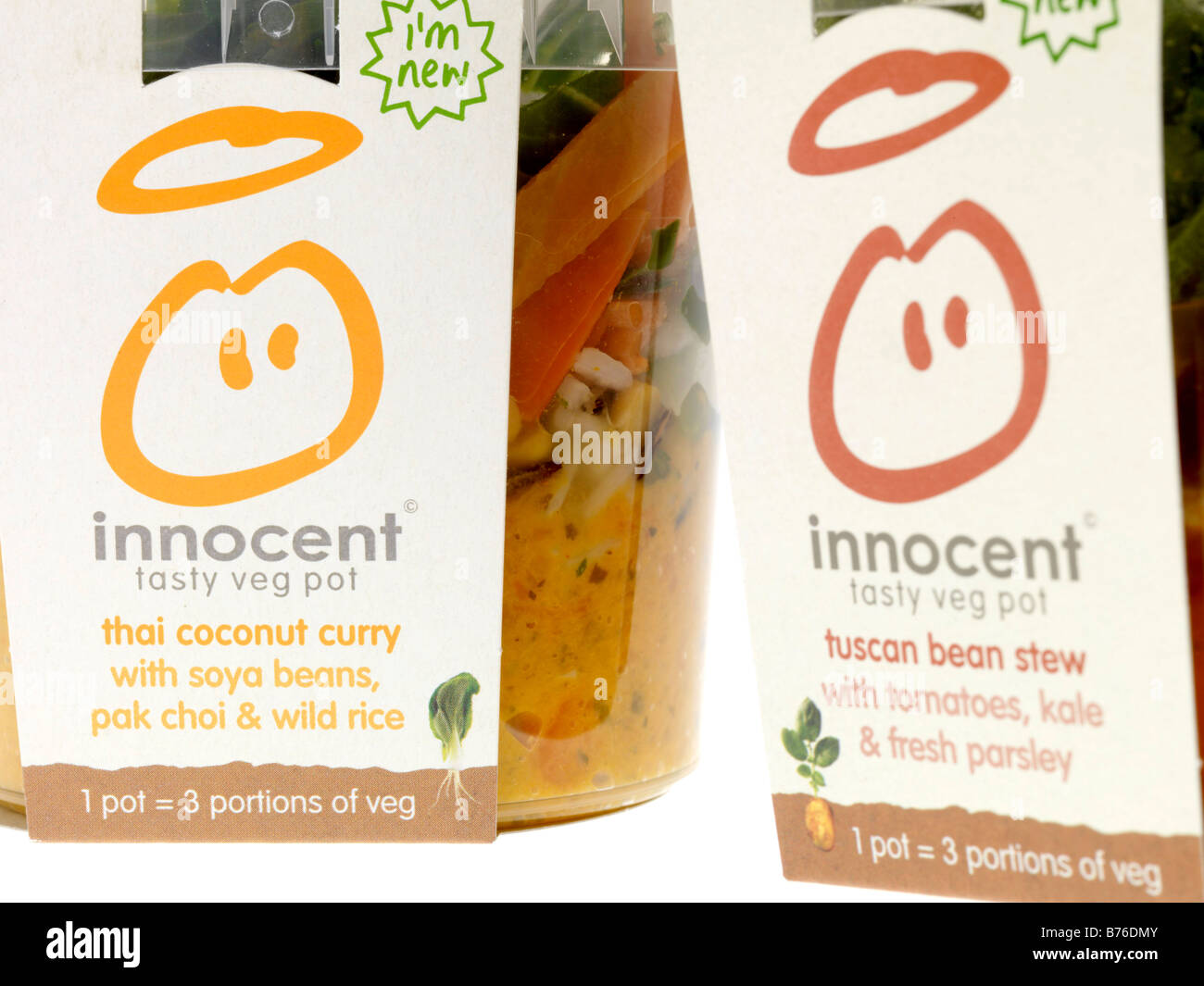 Healthy Meals in Pots Stock Photo - Alamy