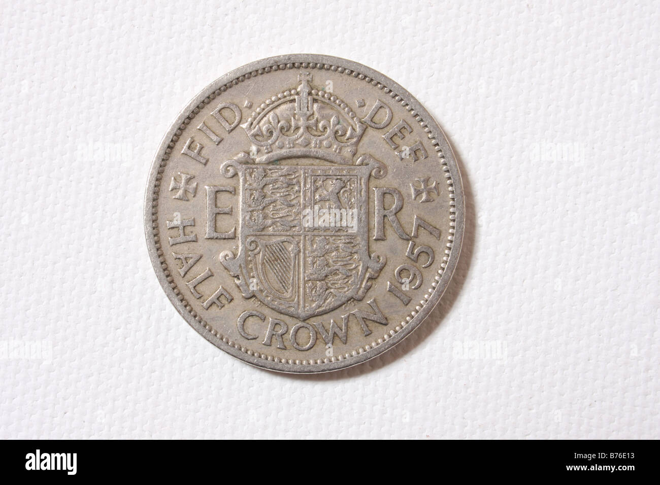 Old british coins half crown hi-res stock photography and images - Alamy
