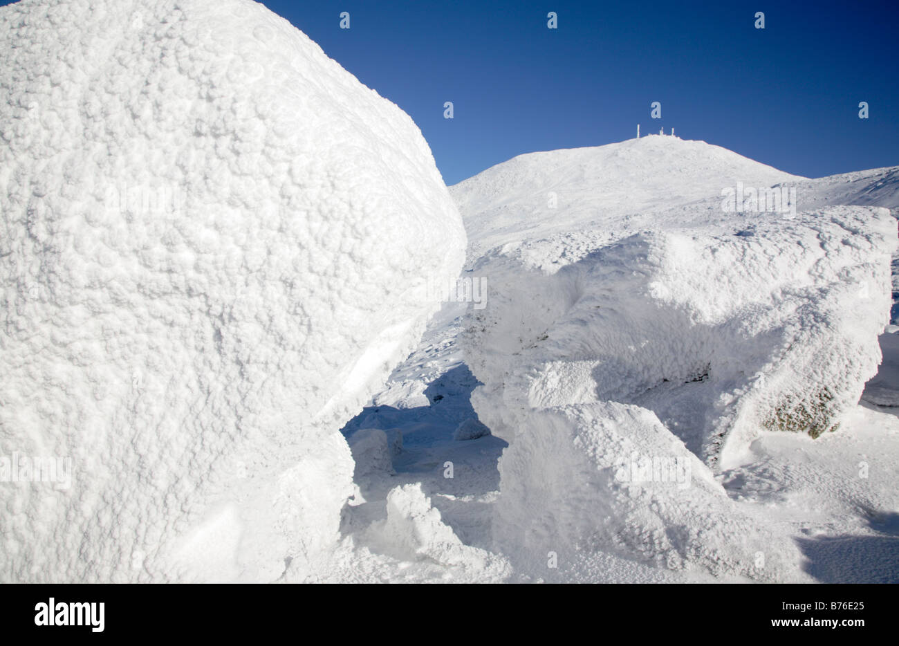 Mount Washington Observatory Winter High Resolution Stock Photography ...