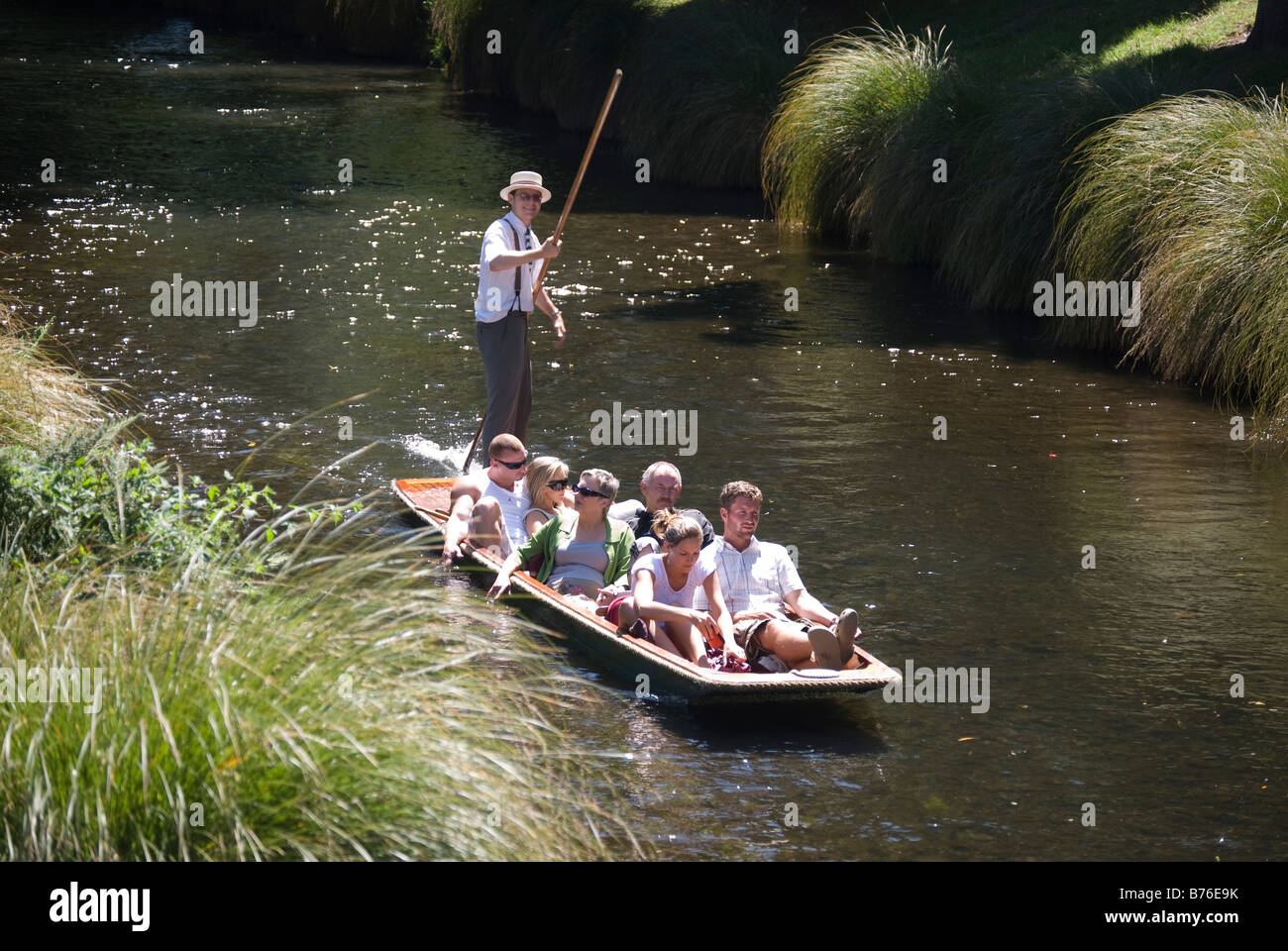 Avon river punt new zealand hi-res stock photography and images - Alamy