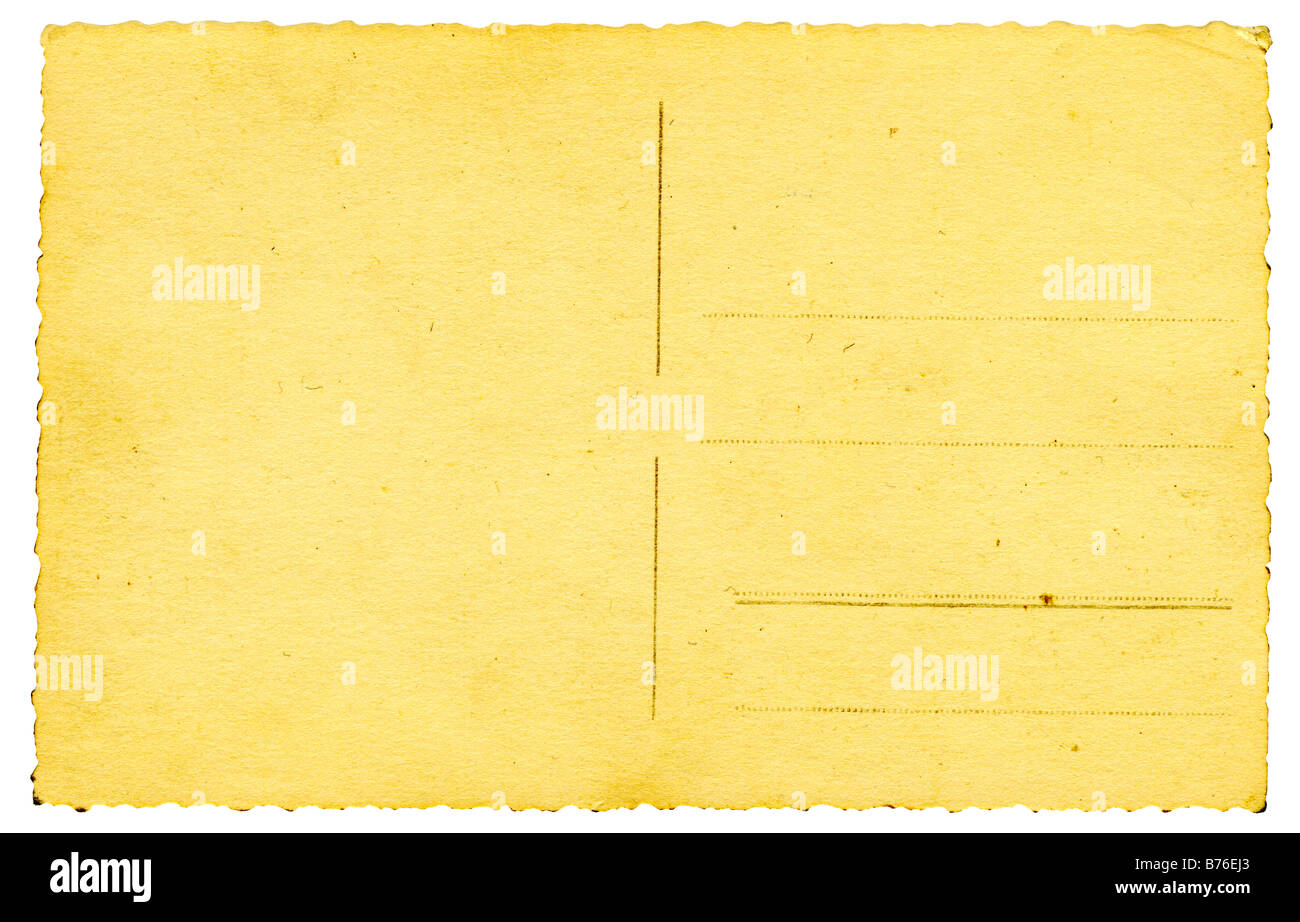 Postcard Cut Out Stock Images & Pictures - Alamy