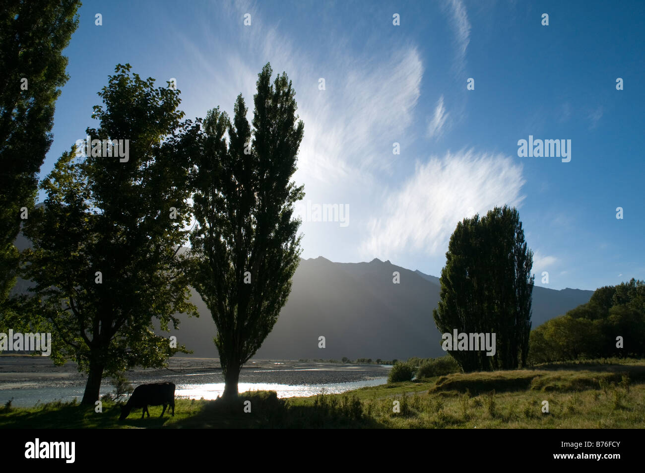 The Matukituki valley, Mount Aspiring National Park, South Island, New ...