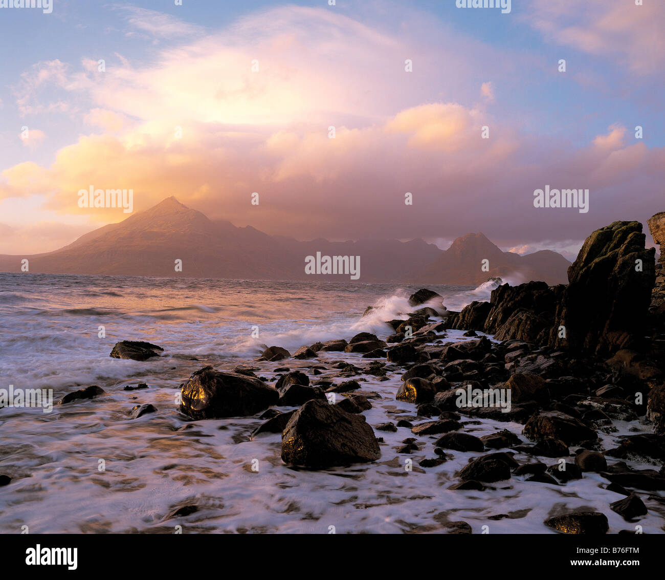 The Cuillin Hills from Elgol, Isle of Skye, Scotland Stock Photo - Alamy