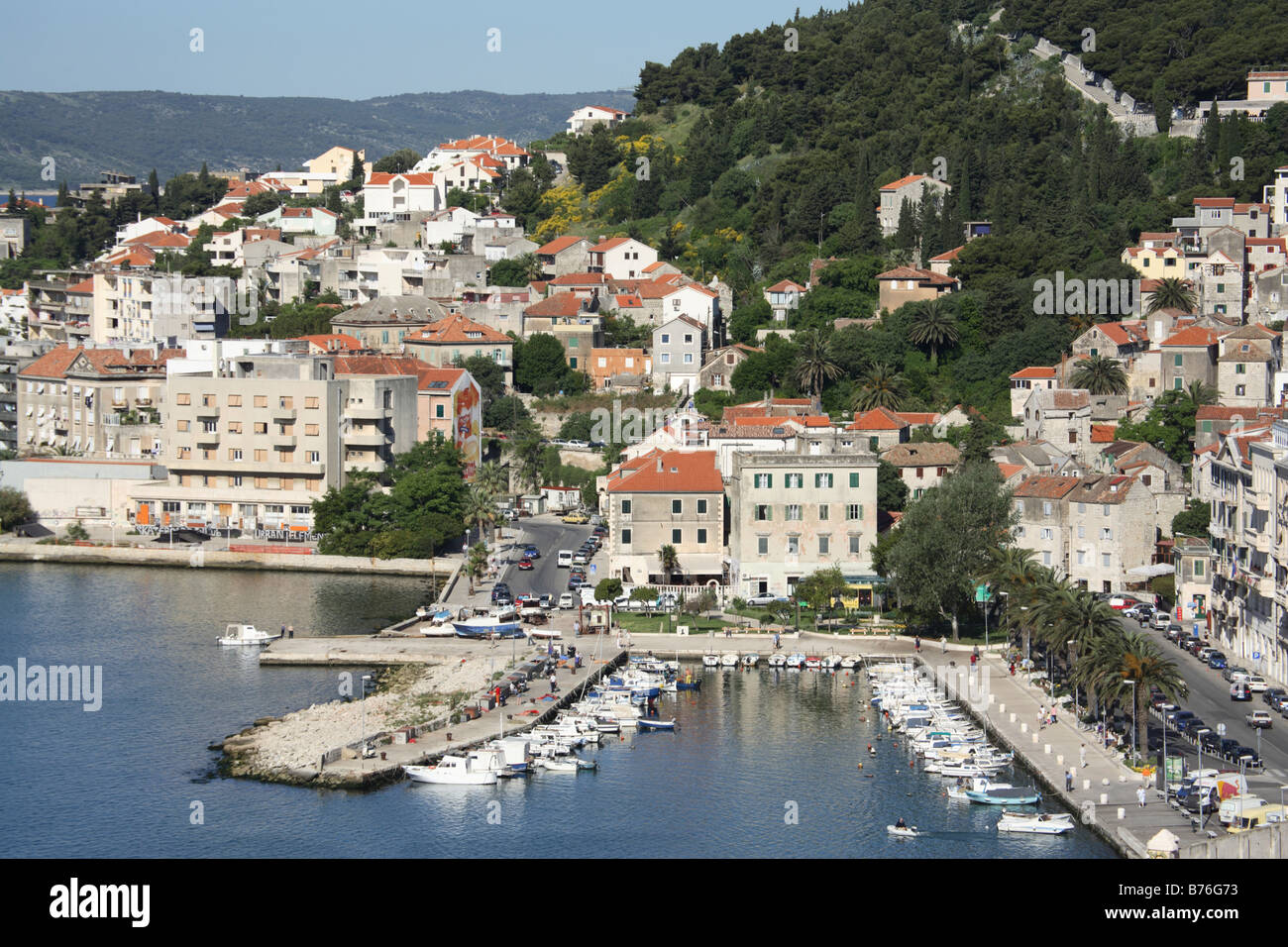 The port in Split, Croatia Stock Photo - Alamy