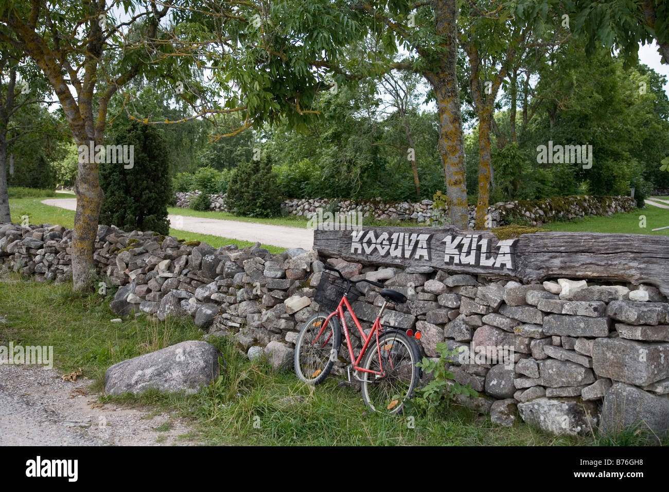 Muhu Museum at Koguva Village, Muhu Island, Estonia, Europe Stock Photo ...