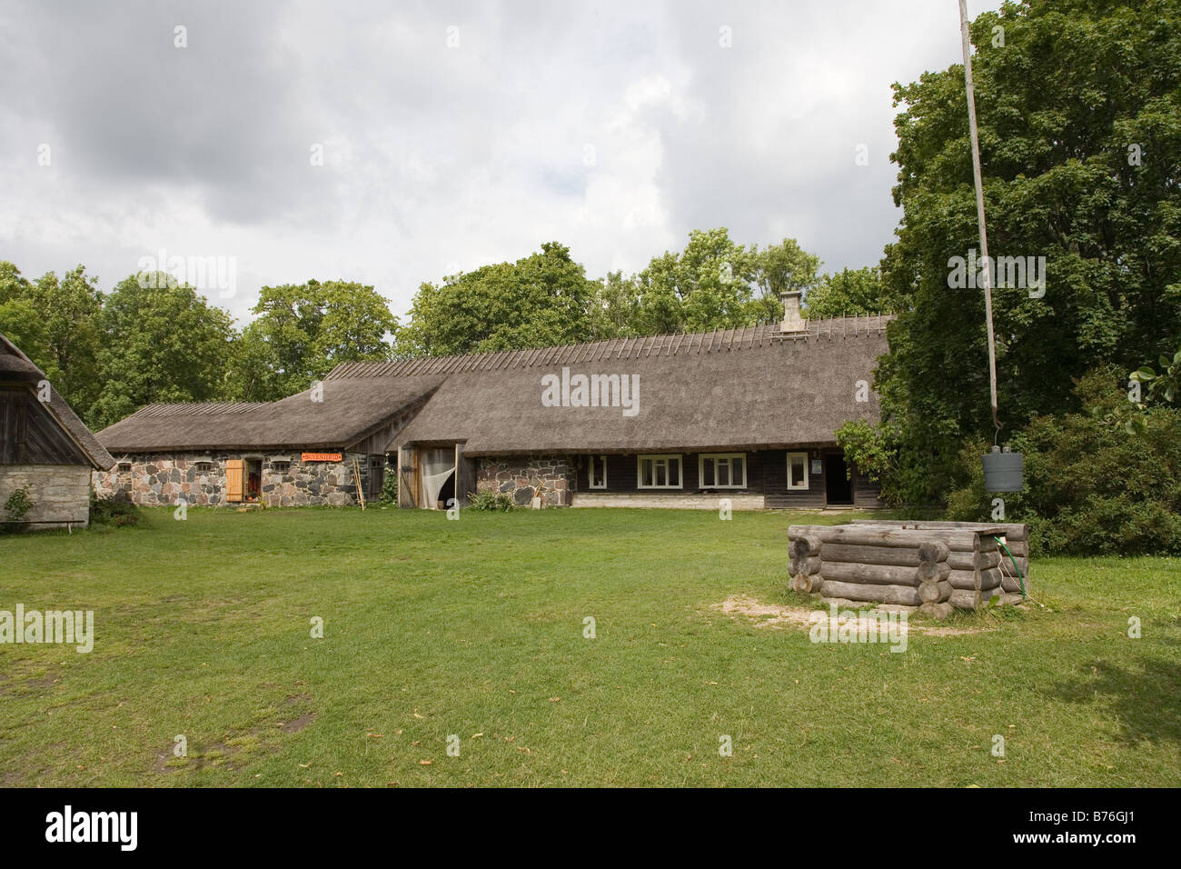 Muhu Museum at Koguva Village, Muhu Island, Estonia, Europe Stock Photo ...