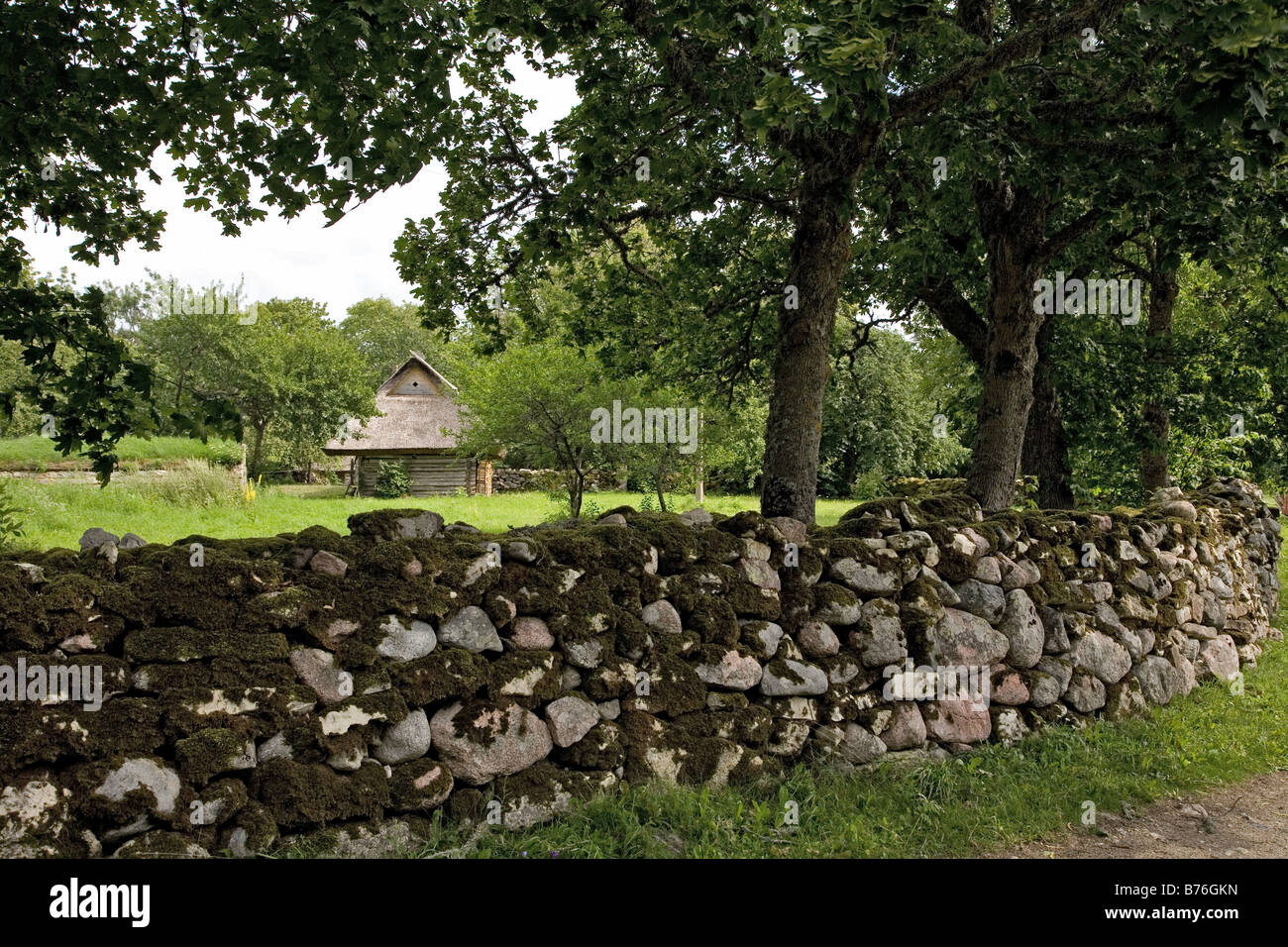 Muhu Museum at Koguva Village, Muhu Island, Estonia, Europe Stock Photo ...
