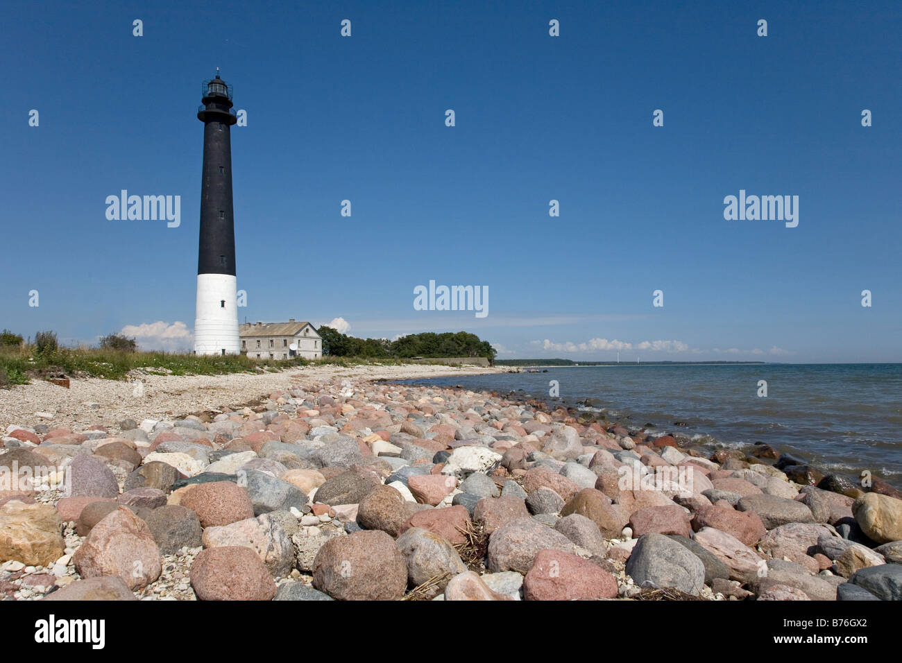 Lighthouse in Sõrve Peninsula, Island Saaremaa, Estonia Stock Photo - Alamy