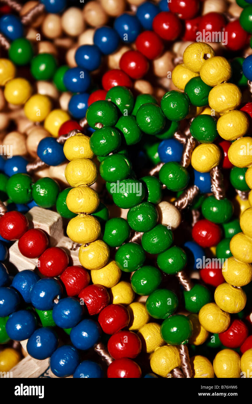 many colorful rosary's Stock Photo - Alamy
