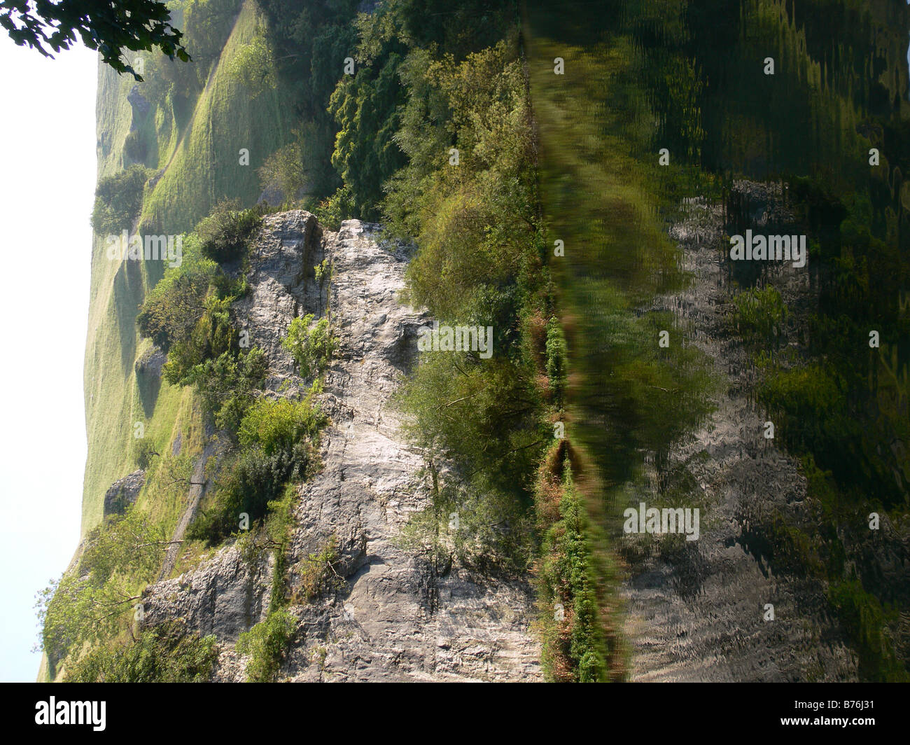 River Wye Valley Peak District Derbyshire Stock Photo - Alamy