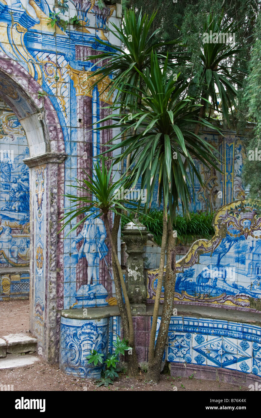 The Quinta dos Azulejos, Lisbon, Portugal. An 18c garden entirely ...
