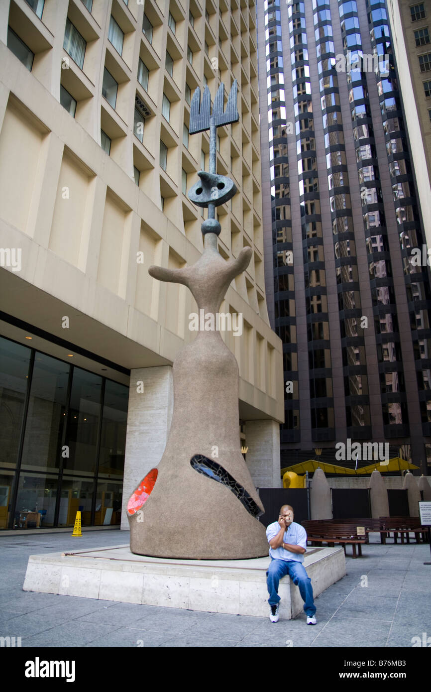 Miro chicago sculpture chicago illinois hi-res stock photography and ...