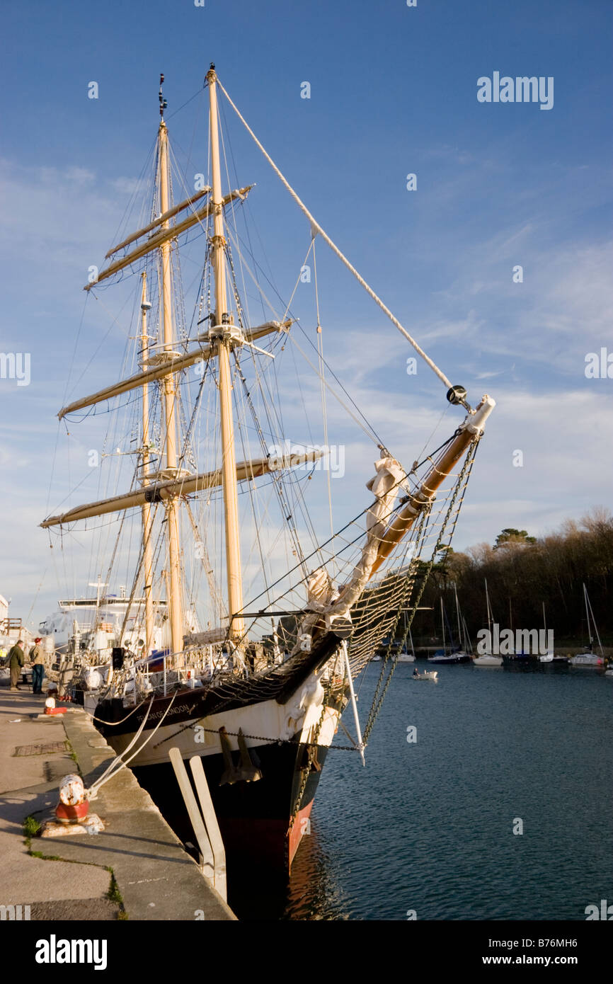 Pelican of london tall ship weymouth hi-res stock photography and ...