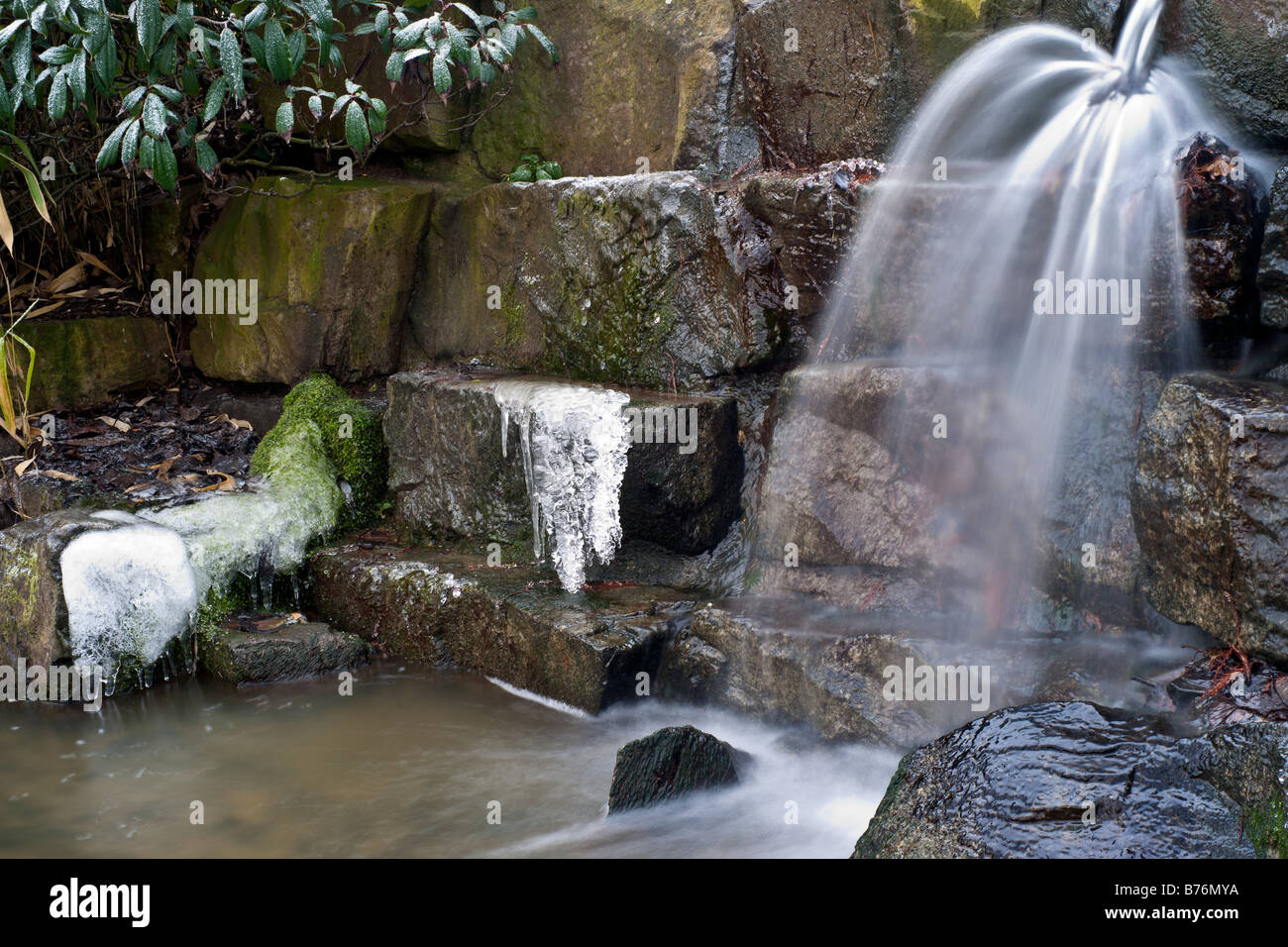 Waterfall england winter hi-res stock photography and images - Alamy