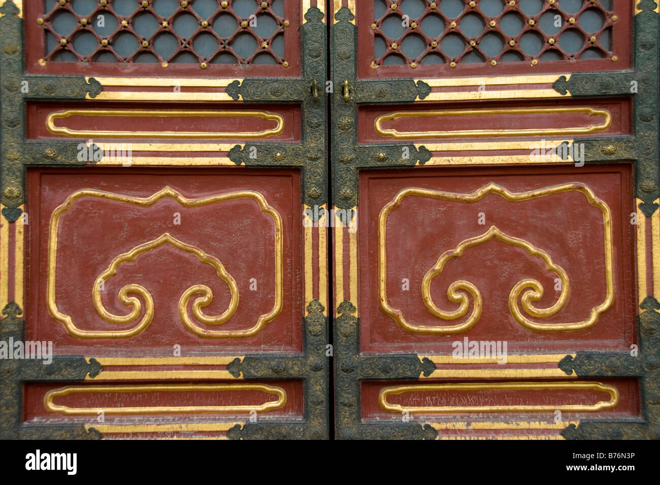 Door in the Forbidden City, Beijing, China Stock Photo - Alamy