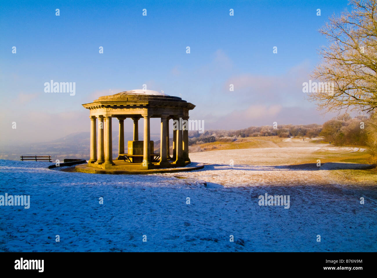 Reigate Hill, The Inglis Memorial at Colley Hill and in the winter ...