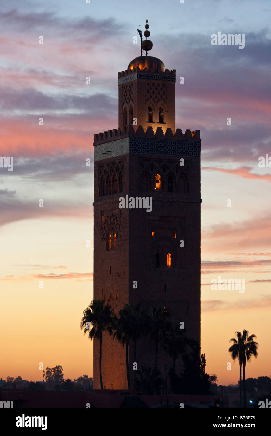 Morocco sunset marrakech hi-res stock photography and images - Alamy