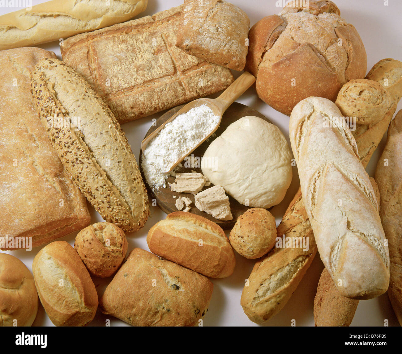 Bread still life Stock Photo - Alamy