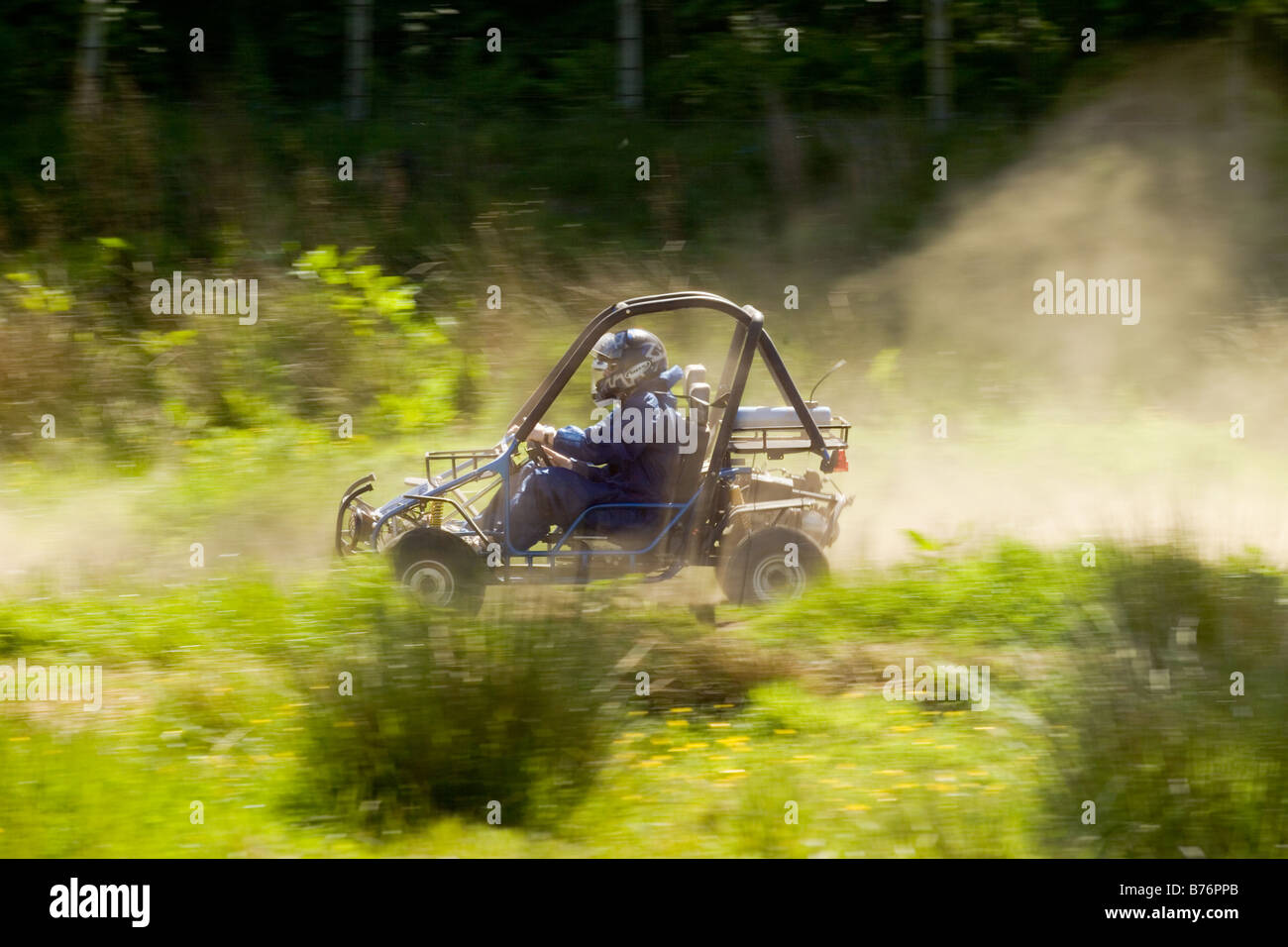 grass buggy vehicle on dirt track Stock Photo - Alamy