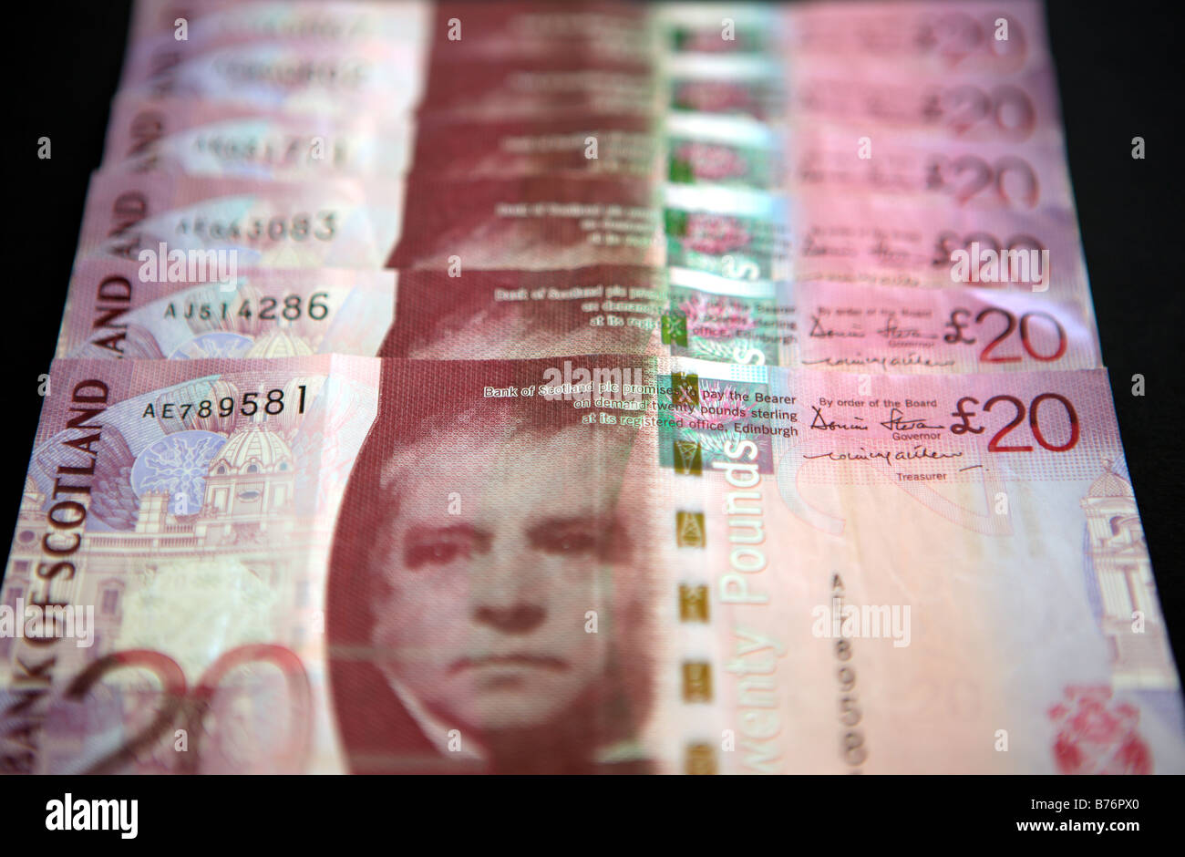 Scottish sterling notes hi-res stock photography and images - Alamy