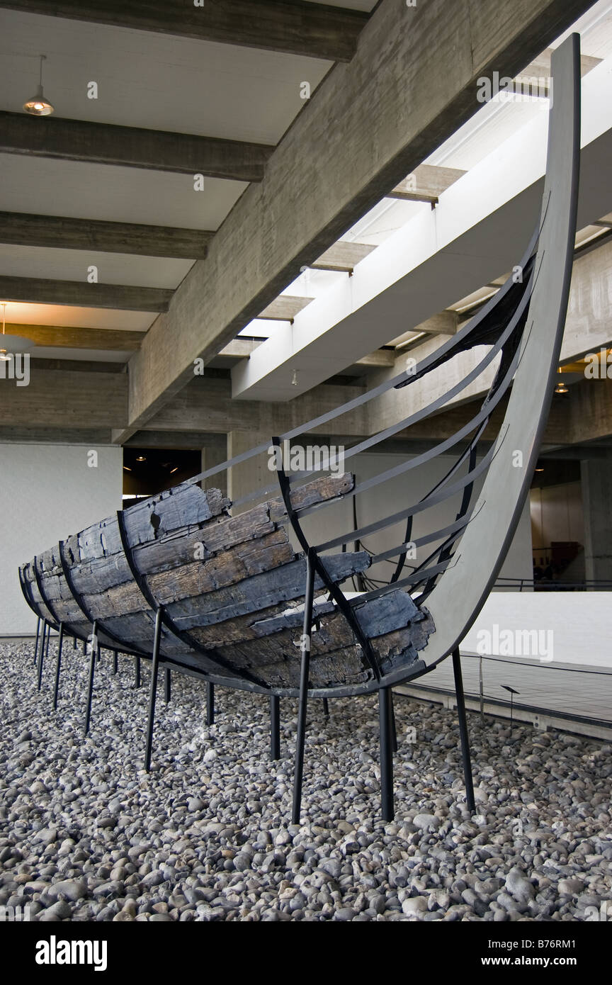 Skuldelev 5 in the Viking Ship Museum Stock Photo - Alamy