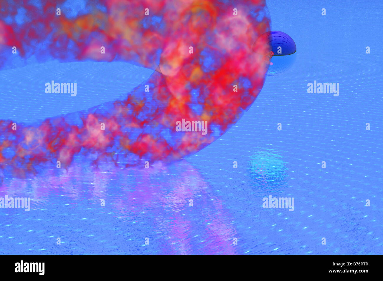 Futuristic scenes sci-fi scene Stock Photo - Alamy