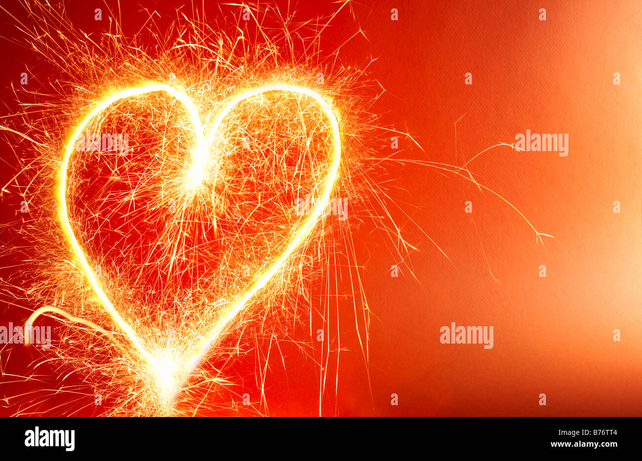 Hot Heart Background Stock Photo - Alamy