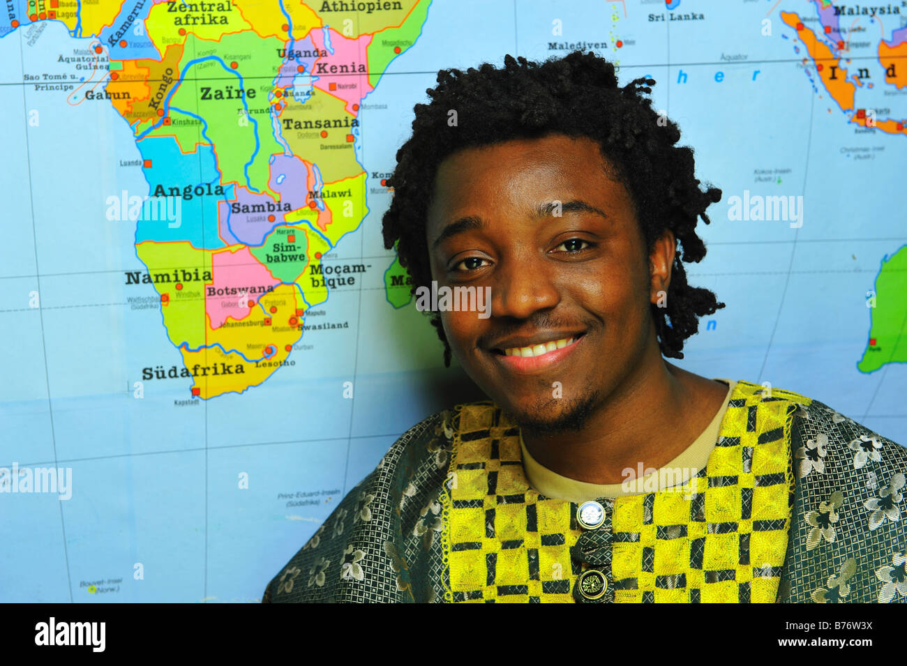 Portrait of african student Stock Photo - Alamy