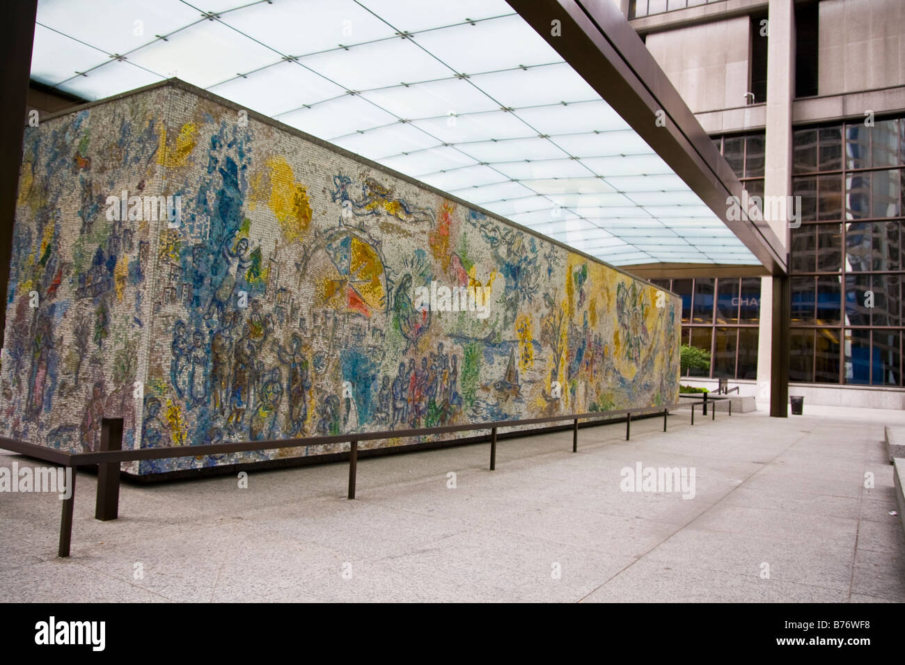 Marc Chagall Mural in downtown Chicago, IL Stock Photo - Alamy