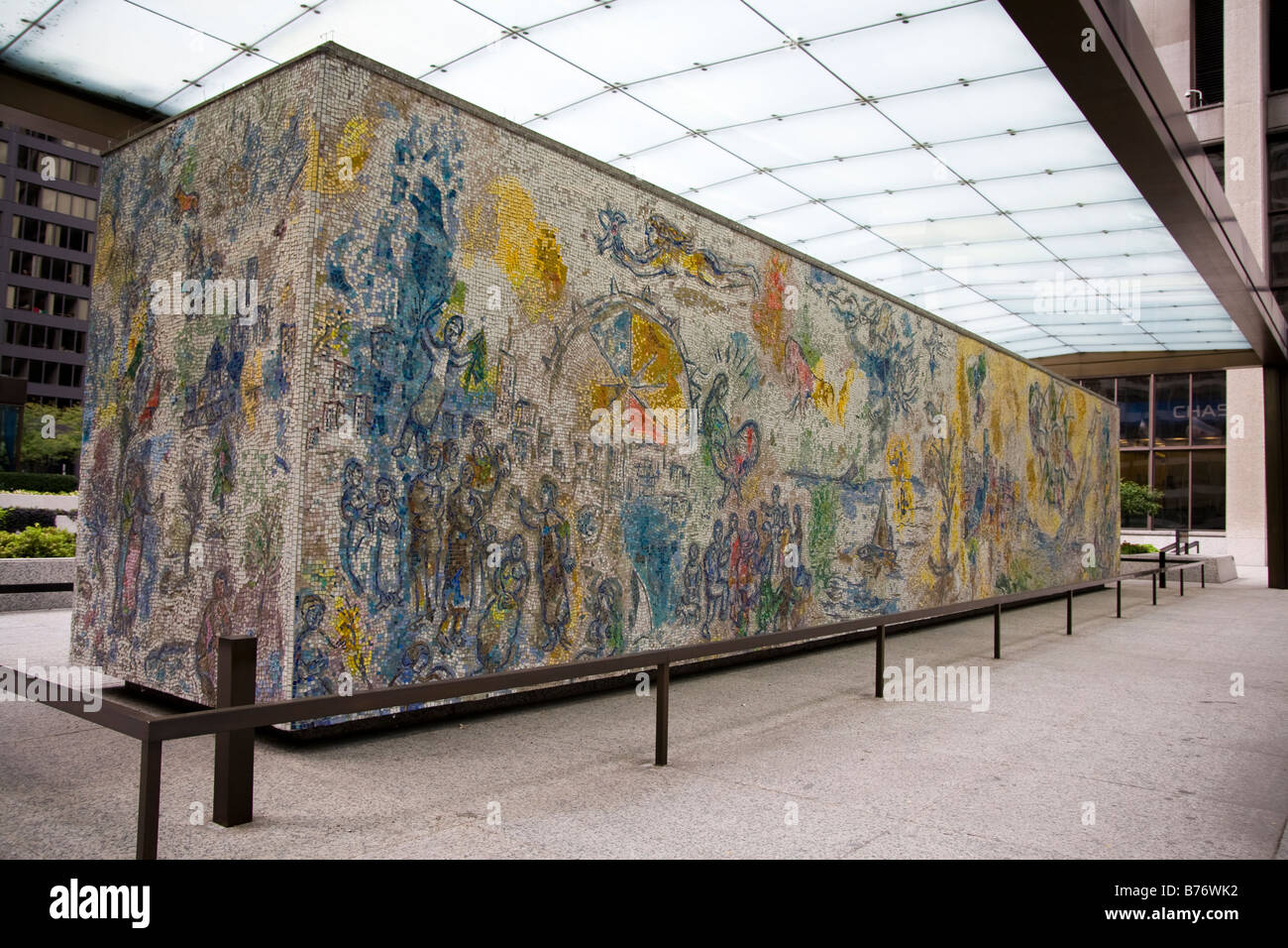 Marc Chagall Mural in downtown Chicago, IL Stock Photo - Alamy