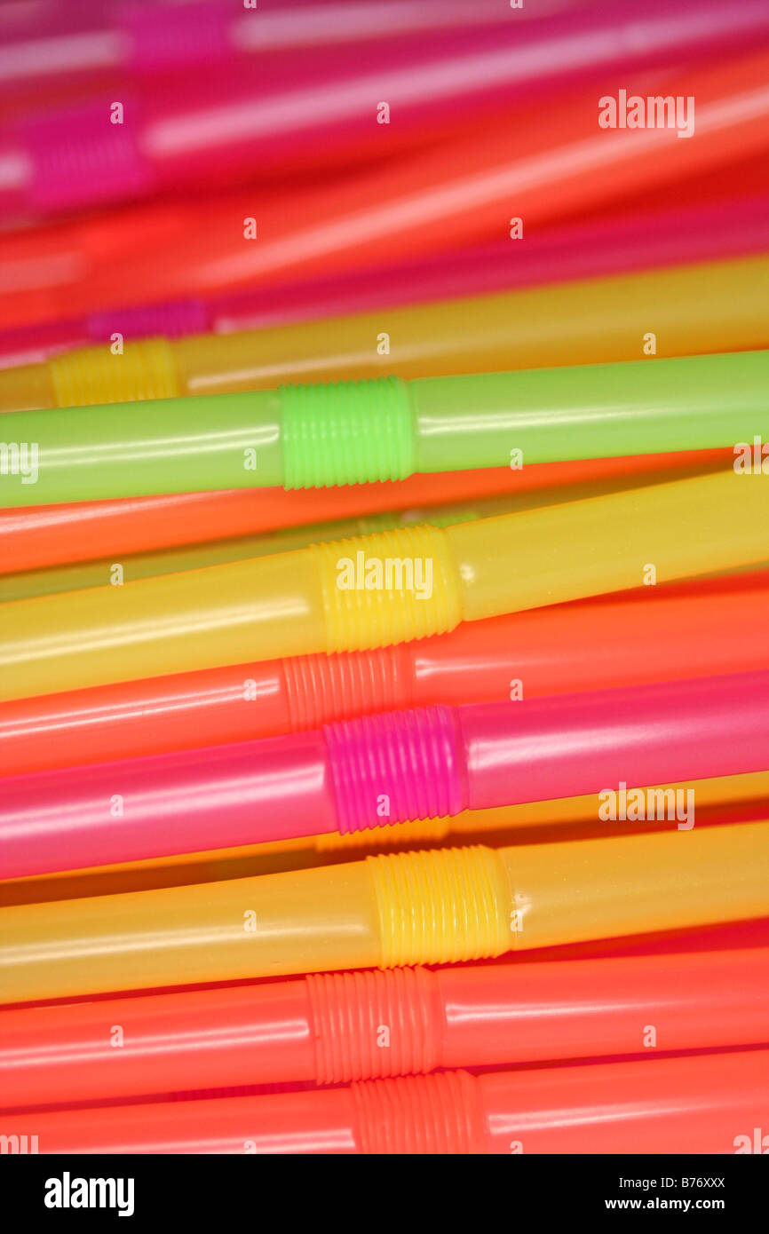 Colourful straw cutout hi-res stock photography and images - Alamy