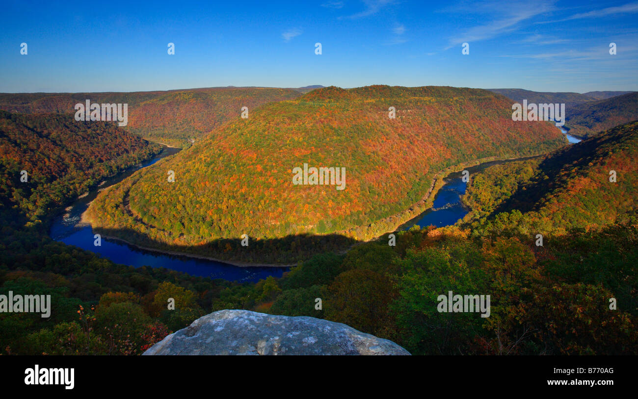 View From Overlook, Grand View Park, New River Gorge National River ...
