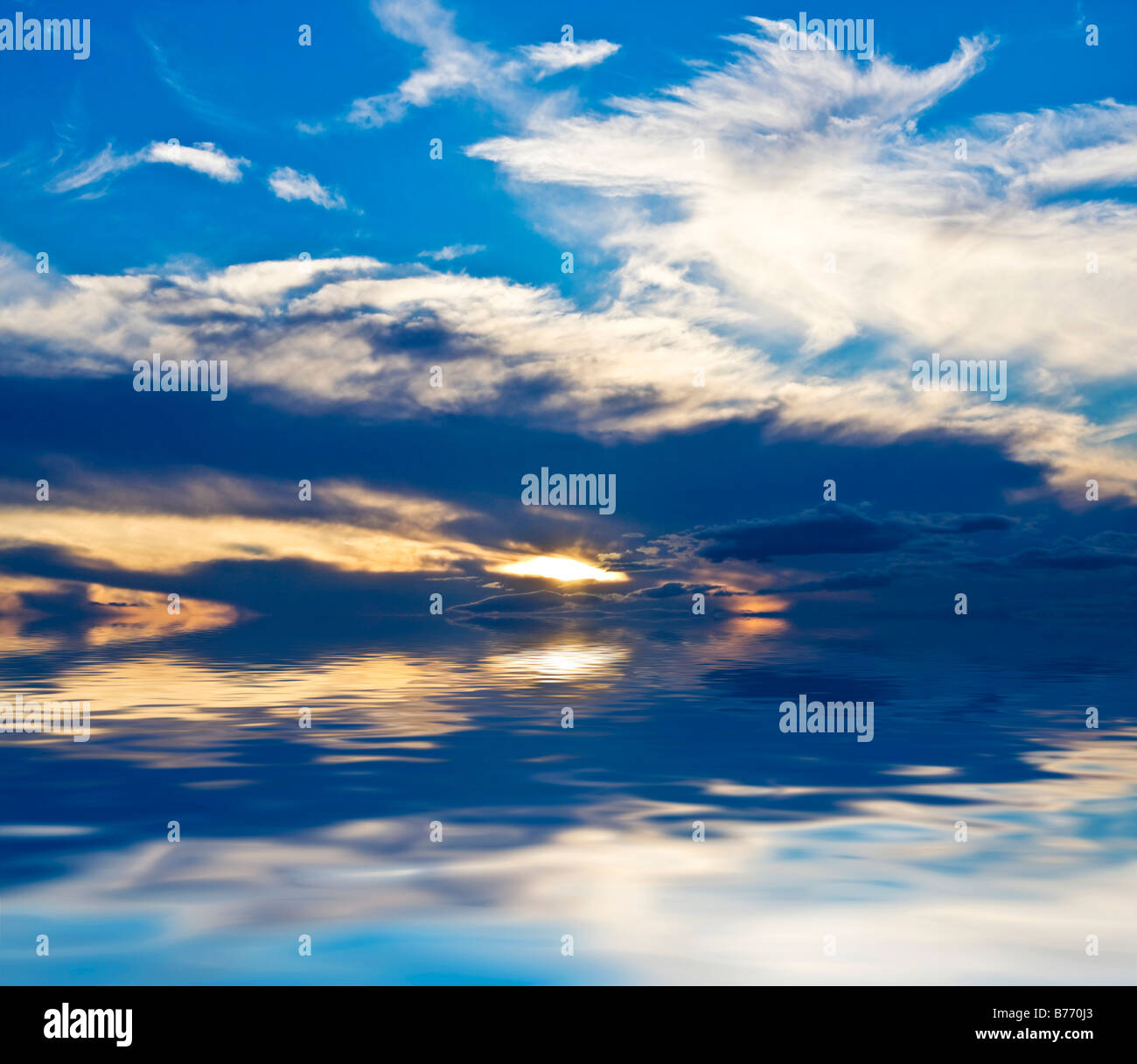 Clouds reflect on water hi-res stock photography and images - Alamy
