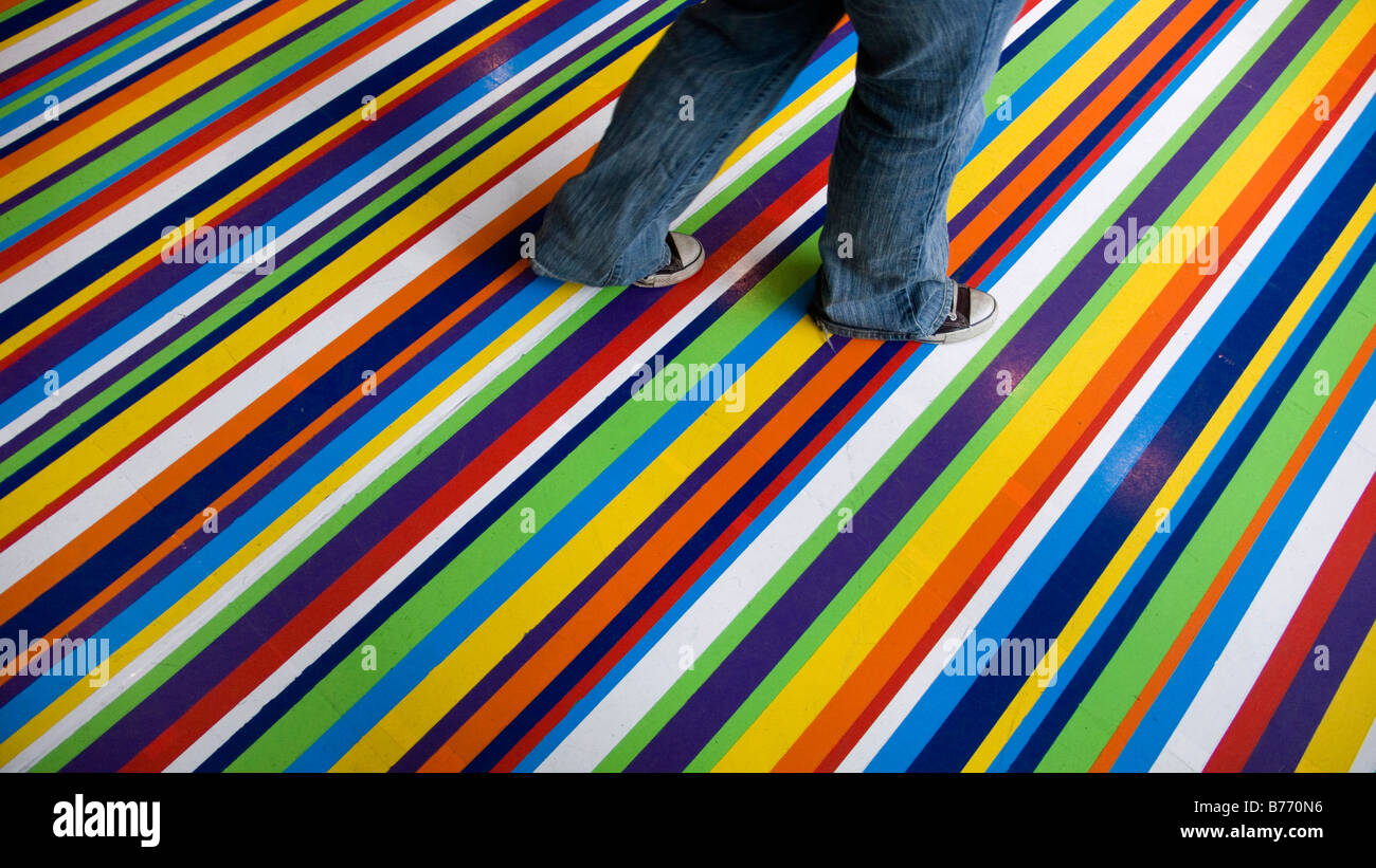 Inside the Museum of Modern Art MOMA in the Mid town area of New York ...